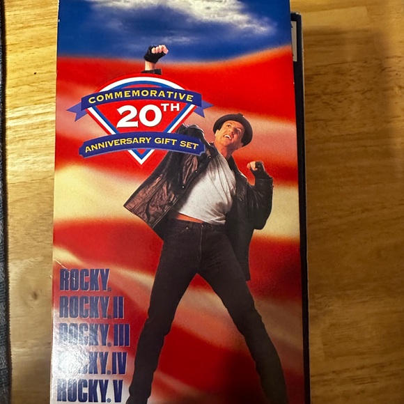 Media | Rocky 2th Anniversary Vhs Box Set | Poshmark